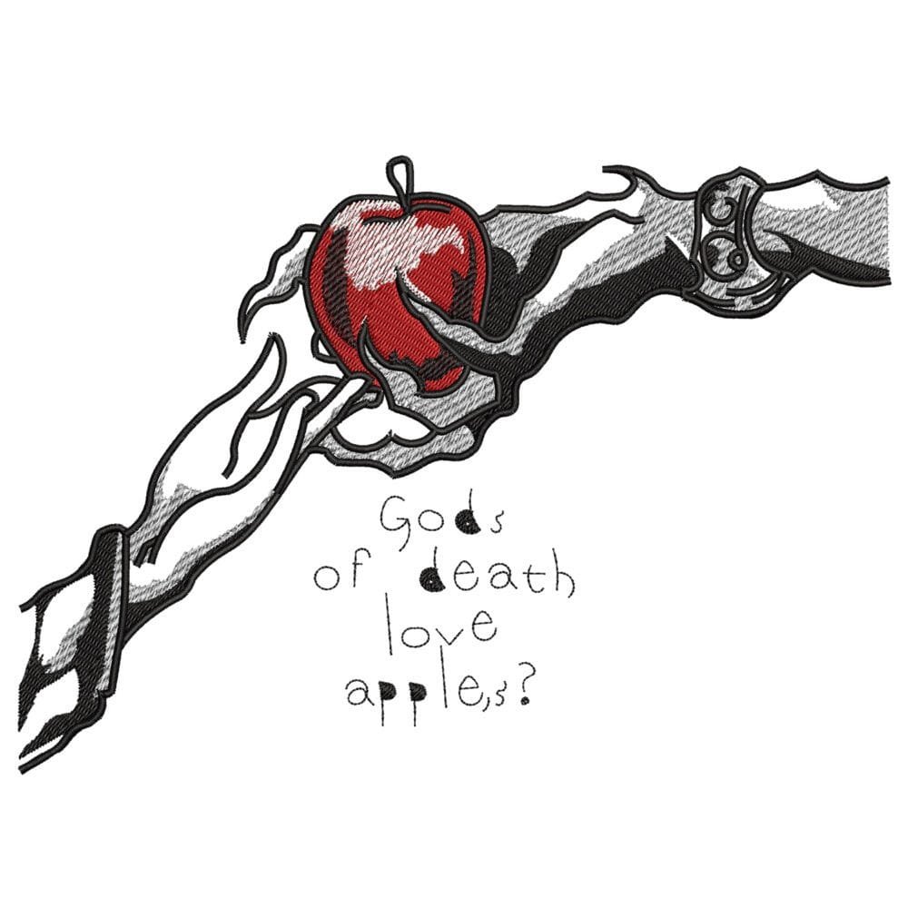 Gods Hand Anime Embroidery Design - Death Note