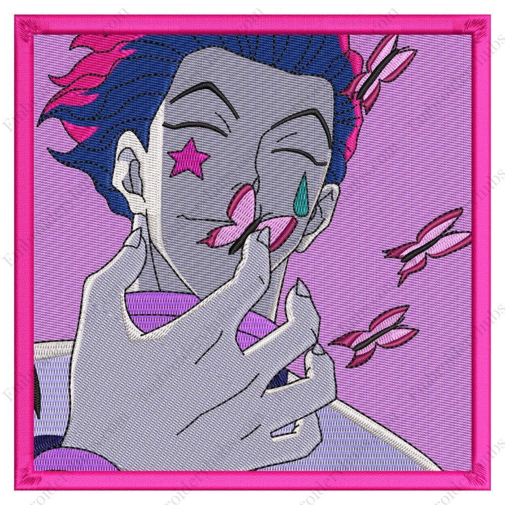 Hisoka Anime Embroidery Design - HunterxHunter