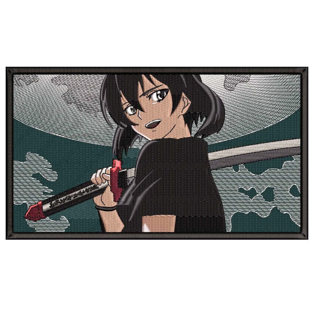 Kurome Anime Embroidery Design - Akame Ga Kill